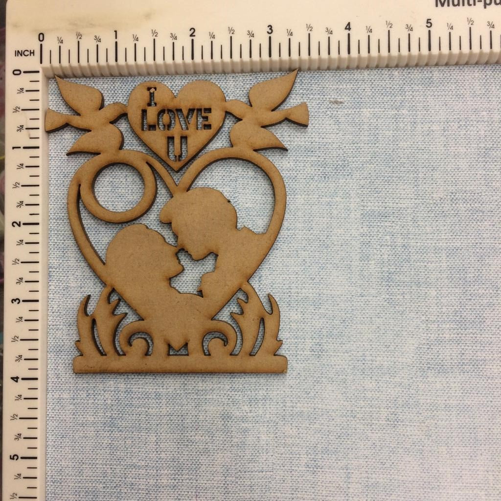 I Love You Couple - MDF Cutout – Crafteroof