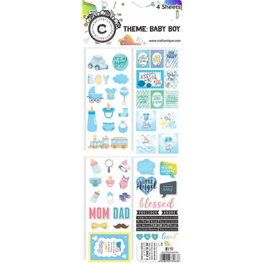 Elements & Tags Sheets : Baby Boy – Crafteroof