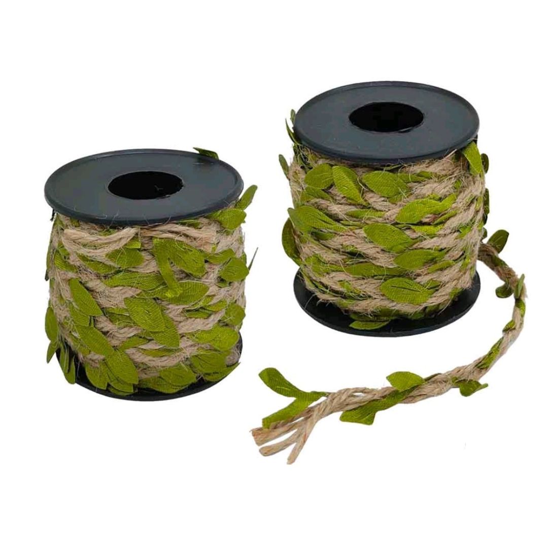 Jute thread green Leaf 10 meter – Crafteroof